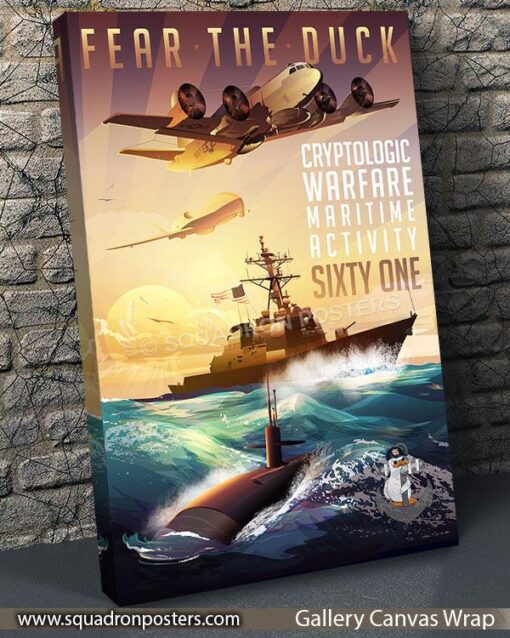 "Fear The Duck" CWMA-61 EP-3 Art - Squadron Posters