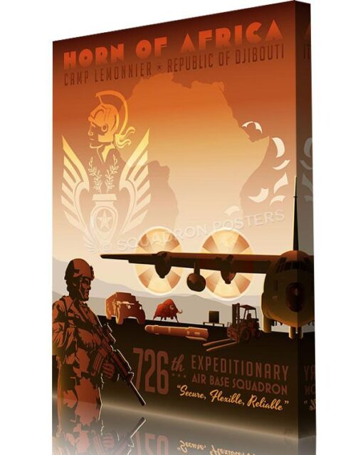 Camp Lemonnier Djibouti 726th EABS - Squadron Posters