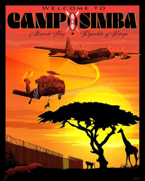 Camp Simba Manda Bay - Squadron Posters