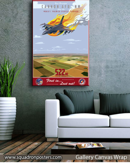Cannon AFB 522nd Fighter Squadron - Squadron Posters