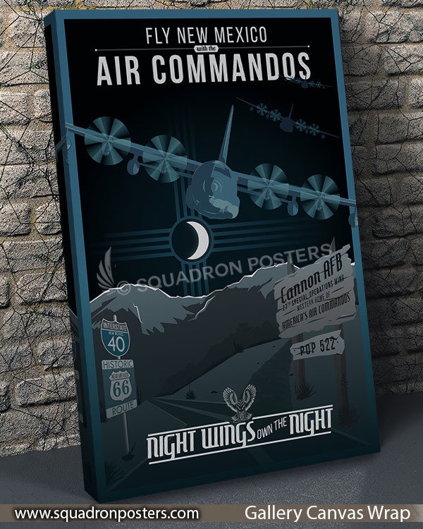 Cannon AFB 9th SOS “Night Wings” - Squadron Posters