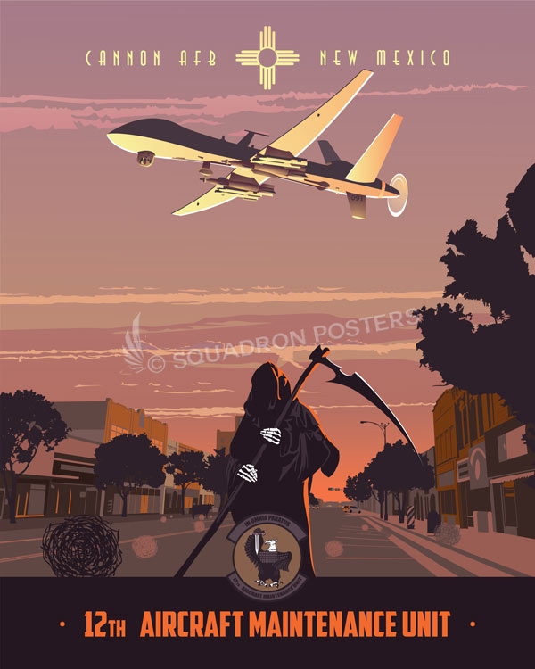 Cannon AFB 12th Aircraft Maintenance Squadron - Squadron Posters