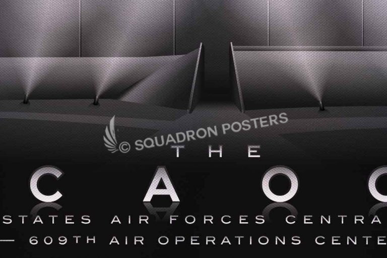 CAOC - 609th Air Operations Center - Squadron Posters