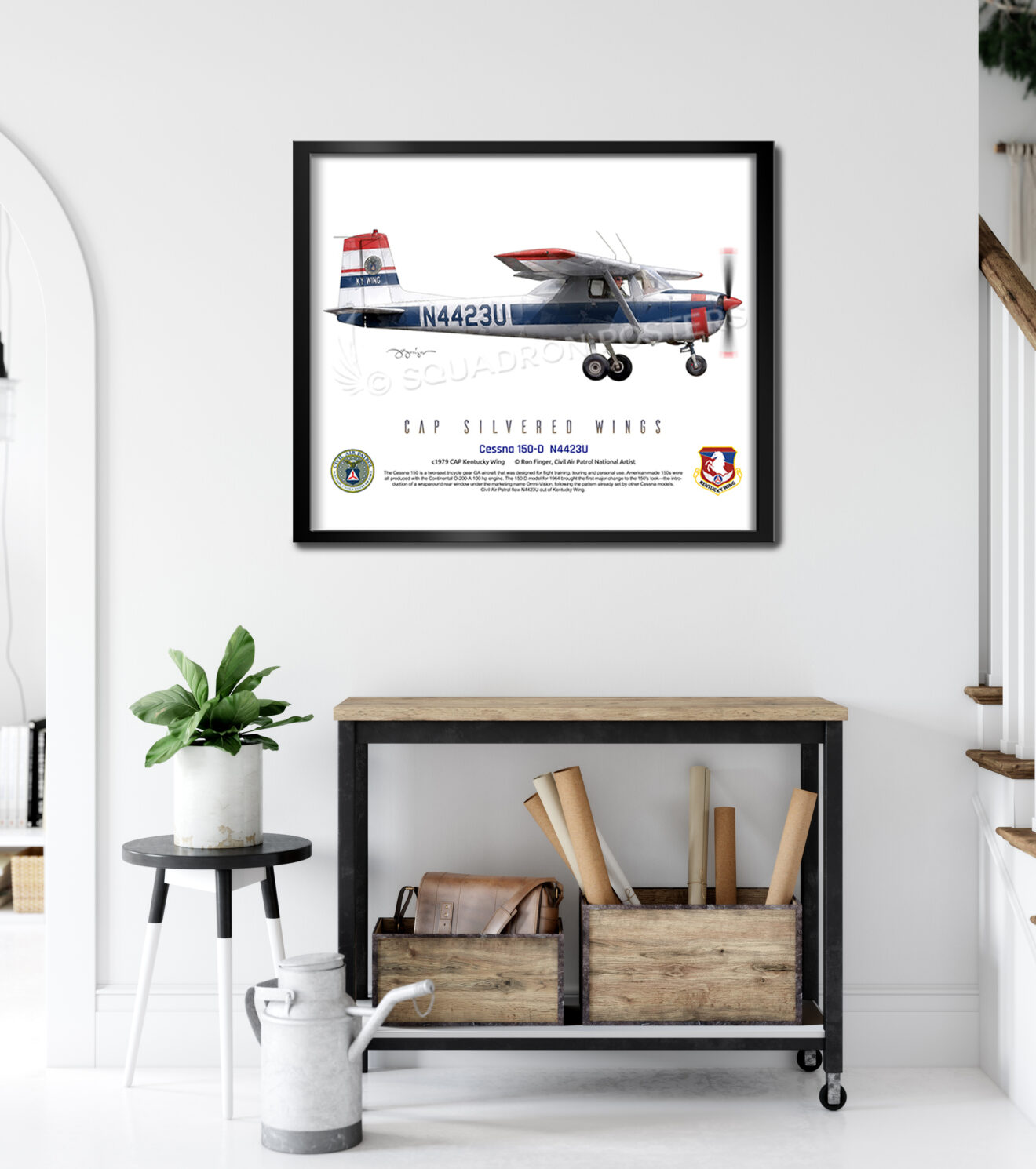 Cessna 150-D N4423U - Squadron Posters
