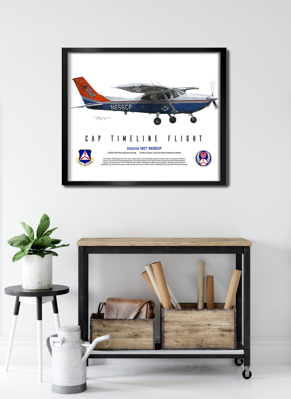 Cessna 182T Skylane PAWG N656CP - Squadron Posters