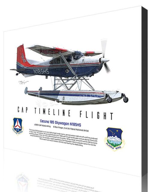 Cessna 185 Skywagon N185HS - Squadron Posters