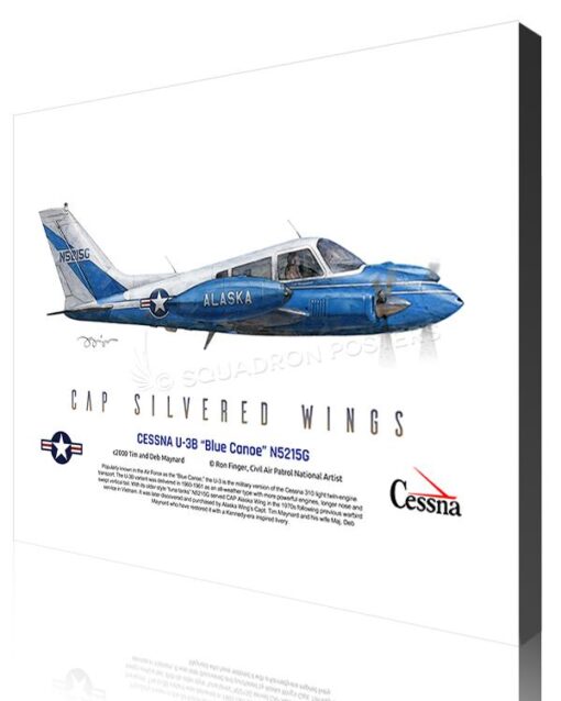 Cessna U-3B Blue Canoe N5215G - Squadron Posters