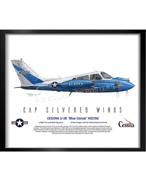 Cessna U-3B Blue Canoe N5215G - Squadron Posters