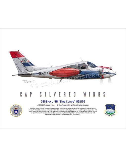 Cessna U-3B N5215G - Squadron Posters