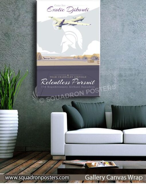 Chabelley Djibouti 776 EABS - Squadron Posters