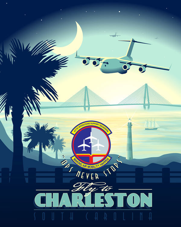 Charleston AFB 437th OSS - Squadron Posters