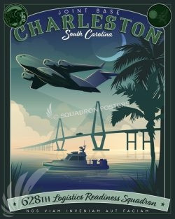 Charleston AFB C-17 628th LRS - Squadron Posters