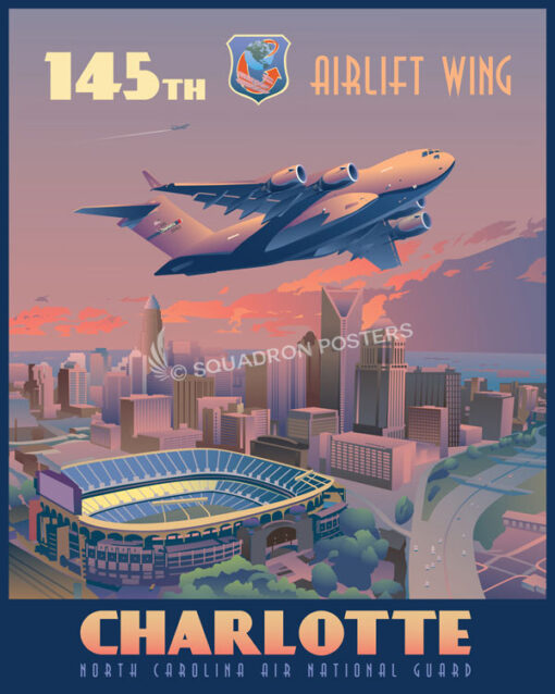 North Carolina ANG 145th Airlift Wing - Squadron Posters