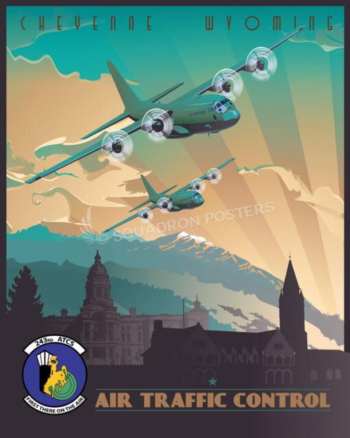 Cheyenne WY ANG 243d ATCS - Squadron Posters