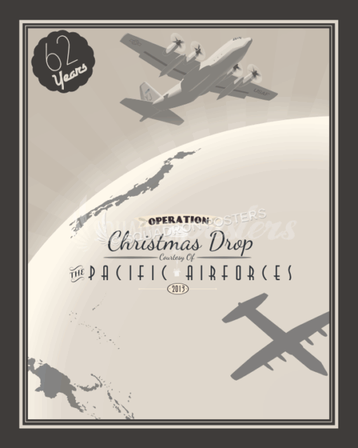 2013 Operation Christmas Drop - Gold Edition - Squadron Posters