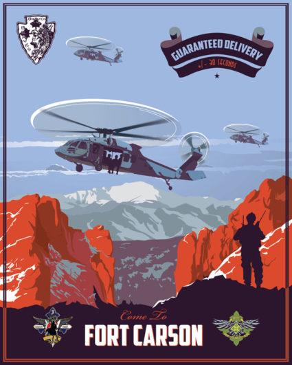 Colorado Fort Carson 3-4 AHB - Squadron Posters