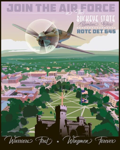 Columbus Ohio ROTC Det 645 - Squadron Posters