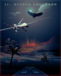 Creech AFB Las Vegas 11th ATKS - Squadron Posters