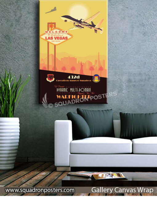 Creech AFB Las Vegas 432d OSS - Squadron Posters