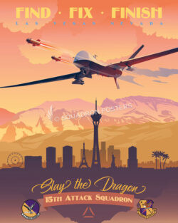Creech AFB 15th ATKS - Squadron Posters