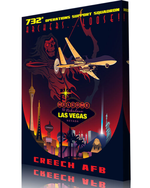 Creech AFB Las Vegas 732d OSS - Squadron Posters