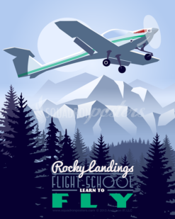 DA-20 Initial Flight Screener - Squadron Posters