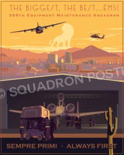 Davis Monthan 355th EMS - Squadron Posters