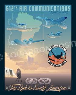 Davis-Monthan AFB AWACS 612th ACOMS - Squadron Posters