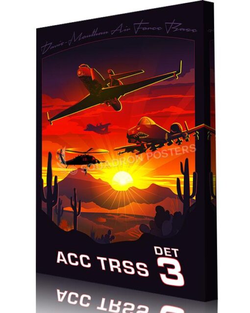 Davis-Monthan AFB 43d ECS ACC TRSS Det 3 Art - Squadron Posters