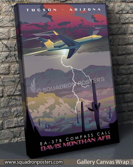 Davis Monthan AFB 55th ECG - Squadron Posters