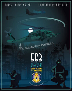 Davis Monthan AFB 563d OSS OSK - Squadron Posters