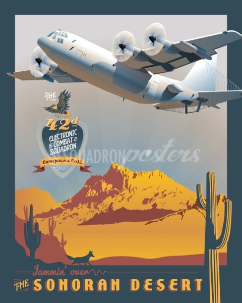 Davis-Monthan AFB, 42d ECS EC-130H Compass Call - Squadron Posters