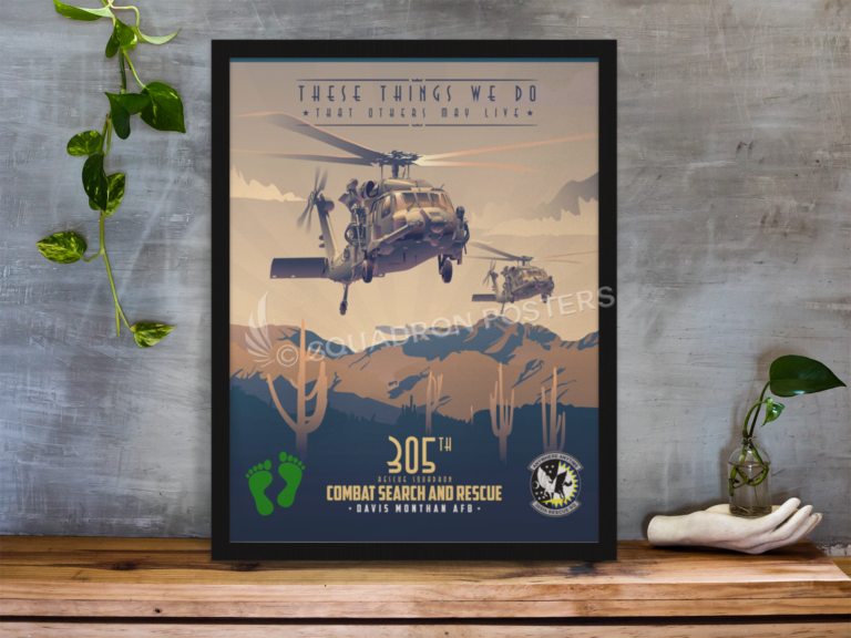 Davis Monthan AFB 305th RQS - Squadron Posters