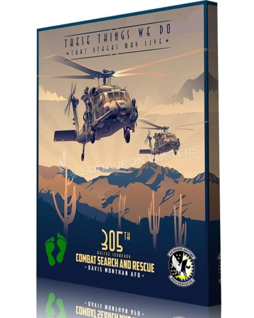 Davis Monthan AFB 305th RQS - Squadron Posters