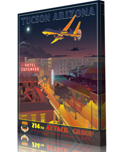 Davis-Monthan 214th Attack Group 10 Years - Squadron Posters