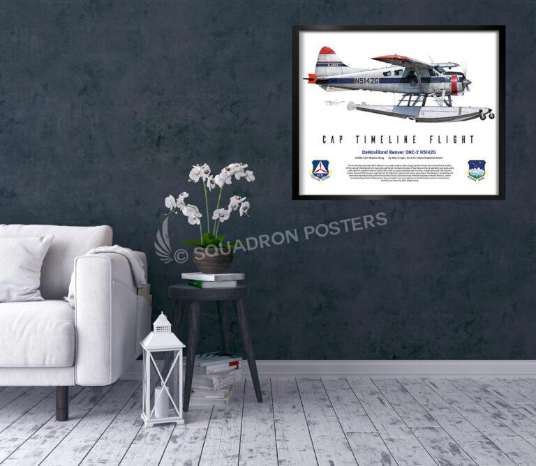 DeHavilland Beaver DHC 2 N5142G - Squadron Posters
