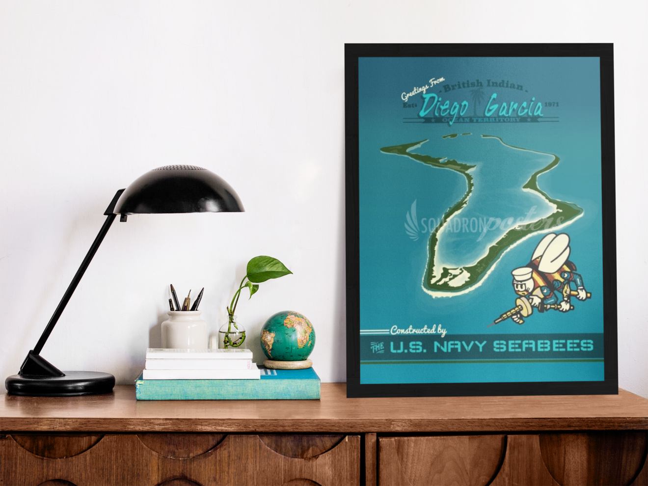 Diego Garcia - US Navy Seabees - Squadron Posters
