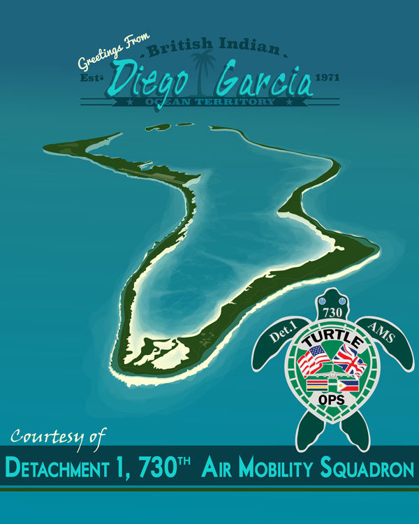 Diego Garcia 730th Air Mobility Squadron - Squadron Posters