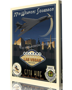 77th Weapons Squadron B-1 - Squadron Posters