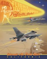 Edwards AFB 416th FLTS - Squadron Posters