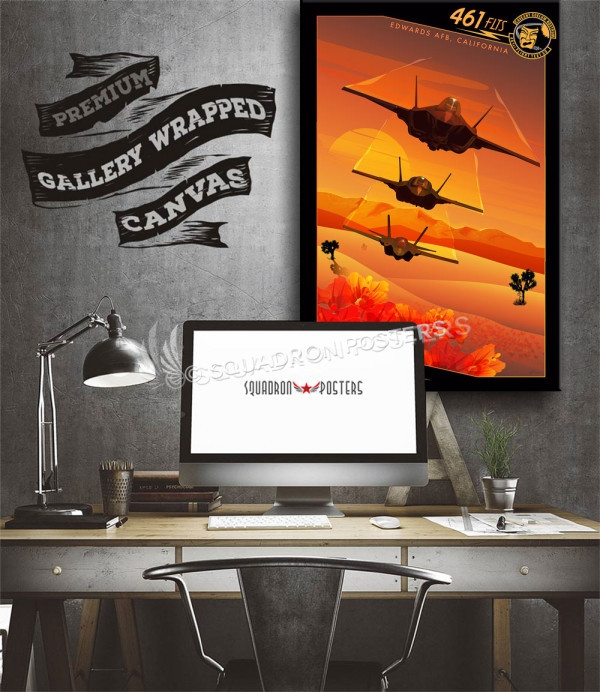Edwards AFB 461st Flight Test Squadron - Squadron Posters