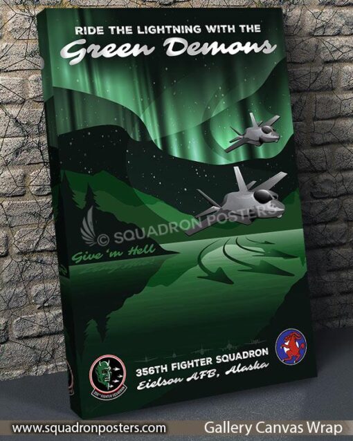 Eielson AFB 356th FS Art - Squadron Posters