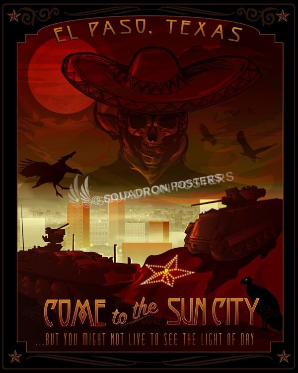 Fort Bliss, Texas 7th ASOS (Version 2) - Squadron Posters