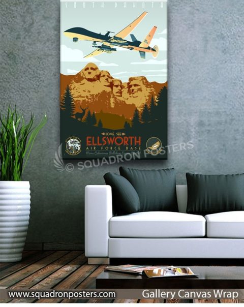Ellsworth AFB - 89th ATKS MQ-9 Reaper - Squadron Posters