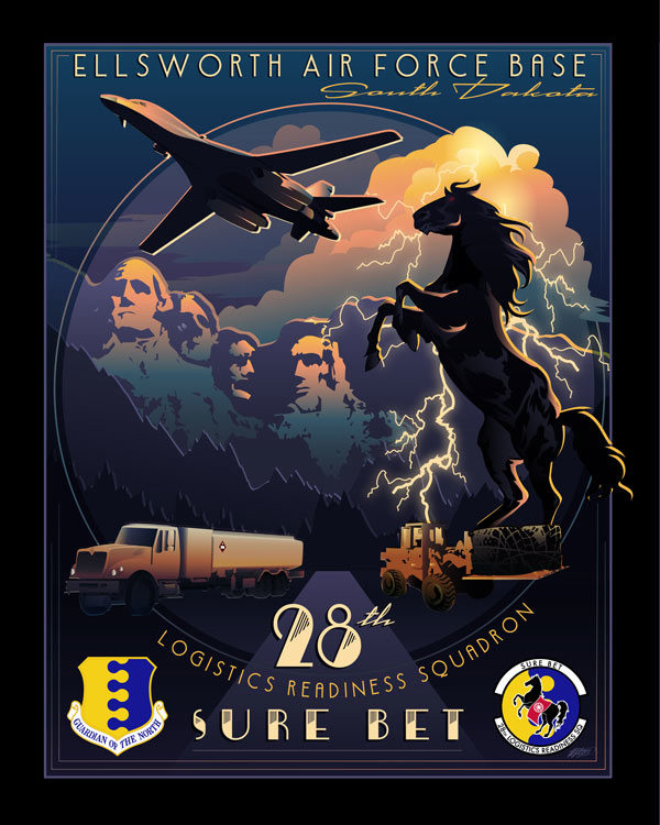 Ellsworth AFB 28th Logistics Readiness Squadron - Squadron Posters