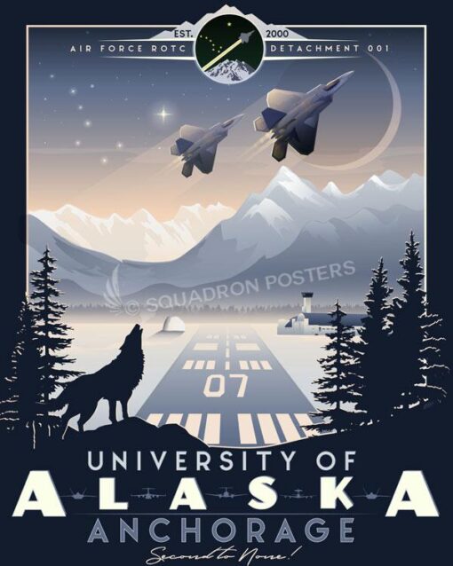 University of Alaska AFROTC Det 001 Elmendorf Field - Squadron Posters