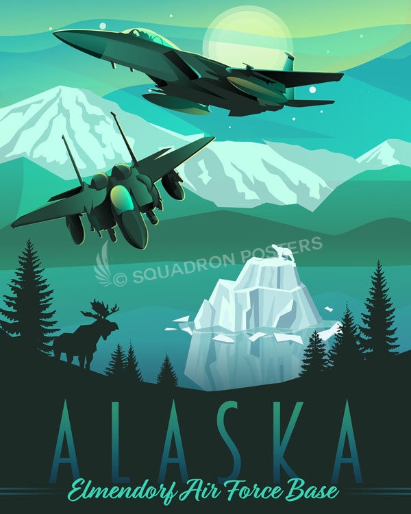 Alaska F-15 - Squadron Posters