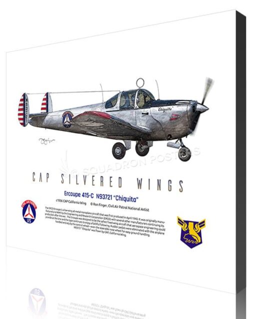 Ercoupe 415-C N93721 Chiquita - Squadron Posters