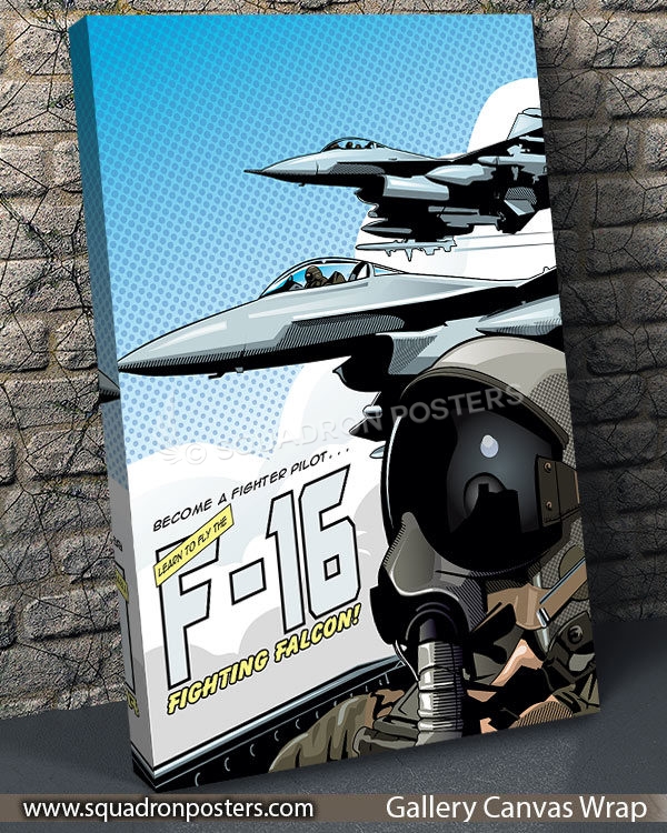 F-16 Pop Art - Squadron Posters