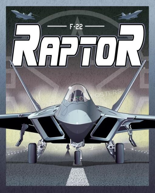F-22 Raptor Art - Squadron Posters